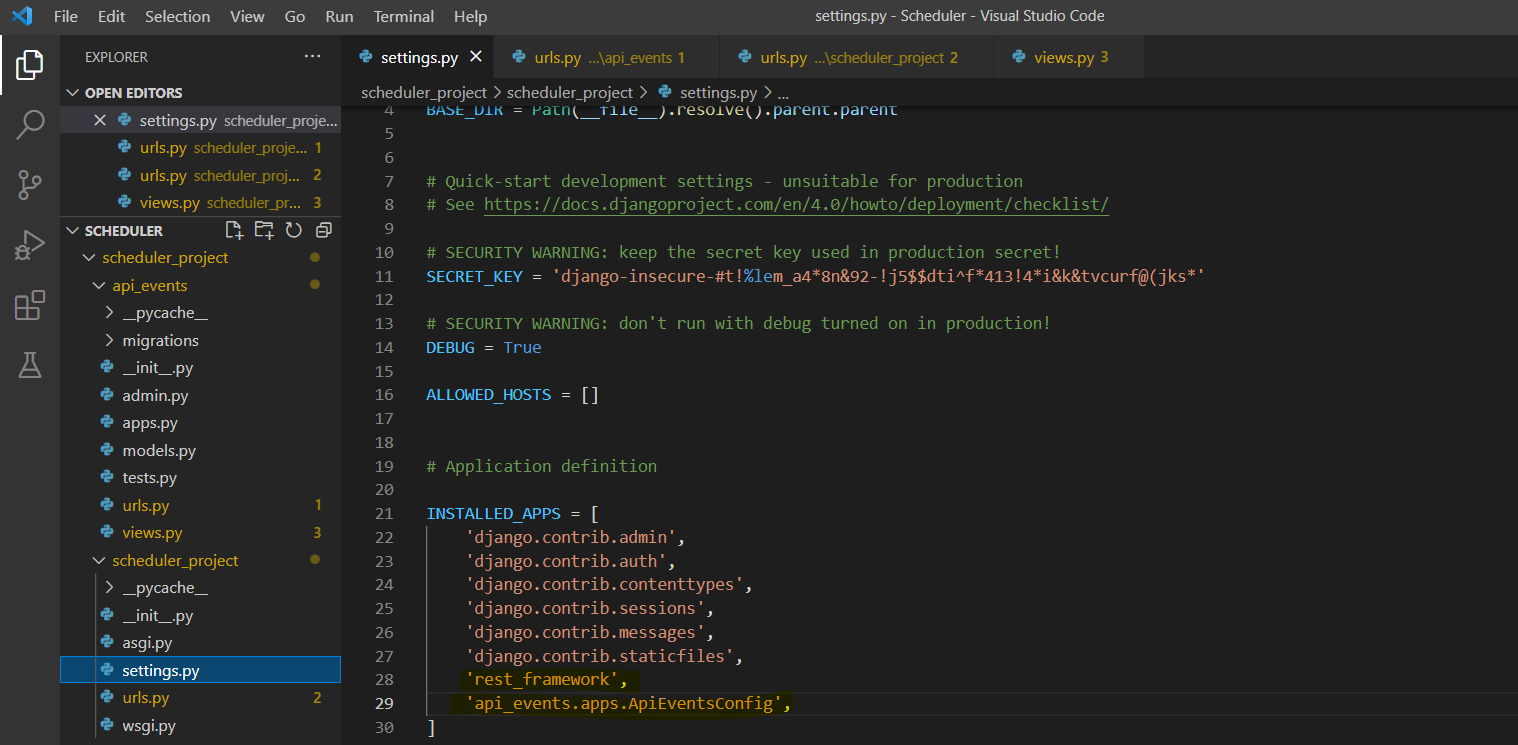 Python Django & React tutorial #1: Setting up Django Backend – CBI ...